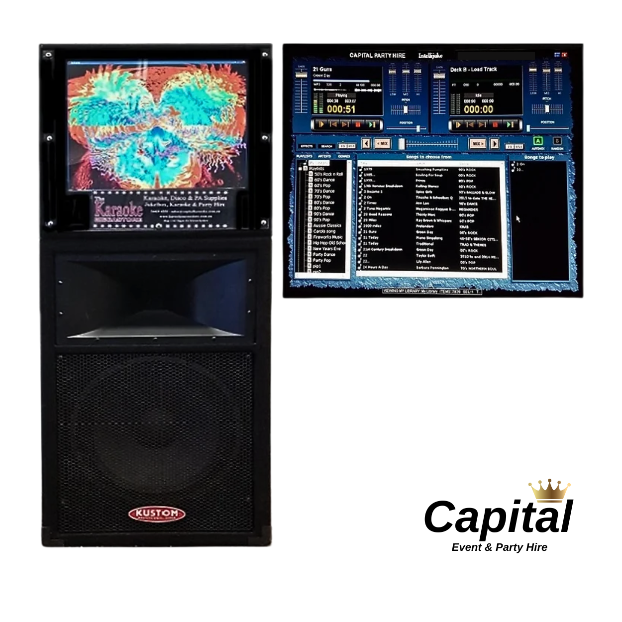 Digital Jukebox | Capital Party & Event Equipment Hire - Sunshine Coast