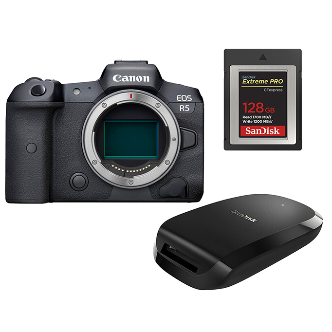 Canon R5 + CFexpress Card Combo | Lightchasers Rentals