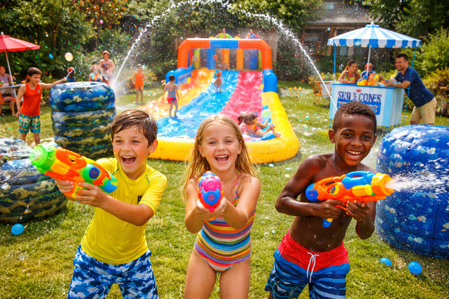 Summer Splash Party Package | LlamaRama Parties | San Antonio Party ...