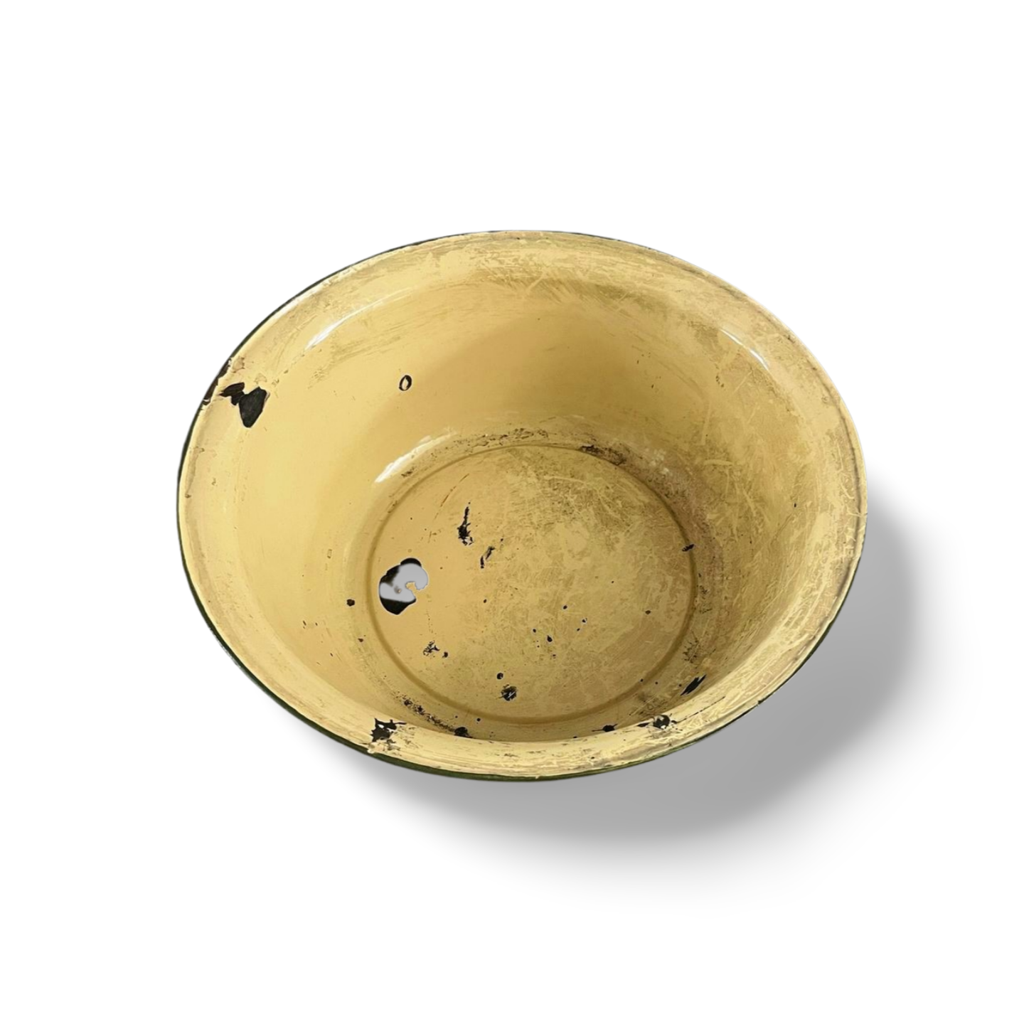 Basin - Enamel Yellow Large | Theatre Props Hire | Small Props & Set ...