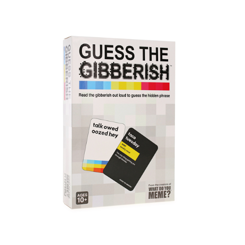 Guess The Gibberish | The Happy Nest | Baby Gear Rentals | St. Lucia