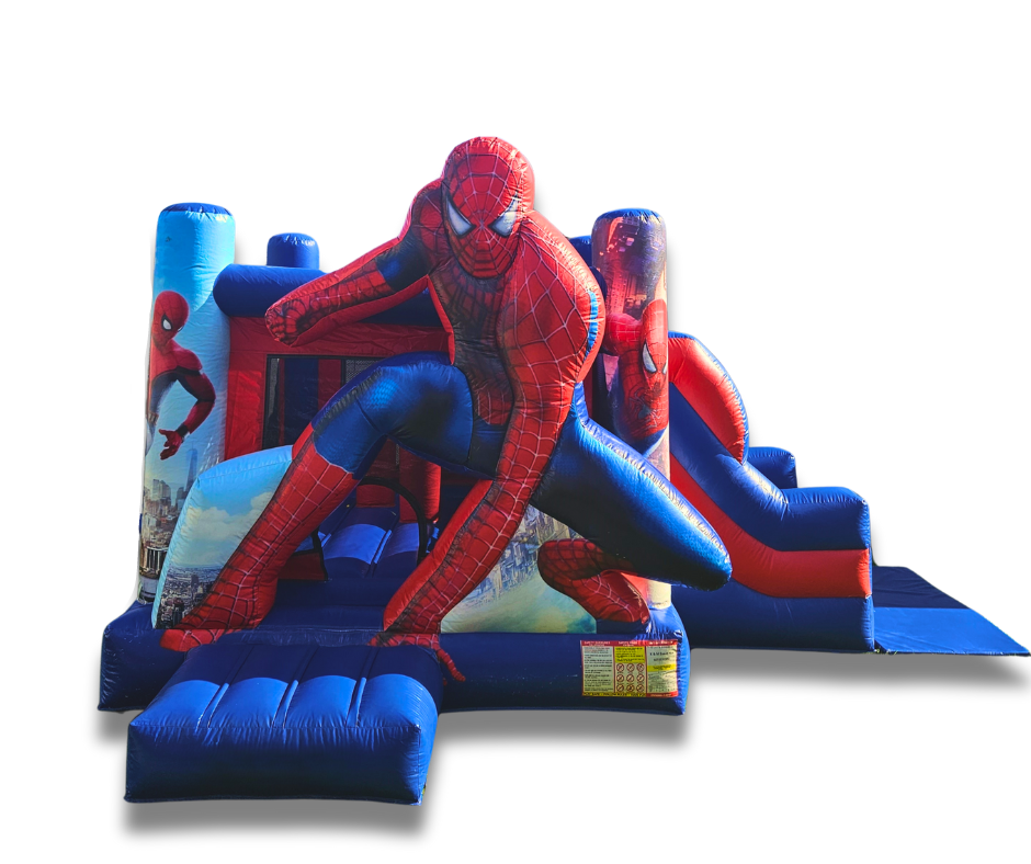 Spider Man Bouncy Castle | Apex Castles - Bouncy Castle Hire