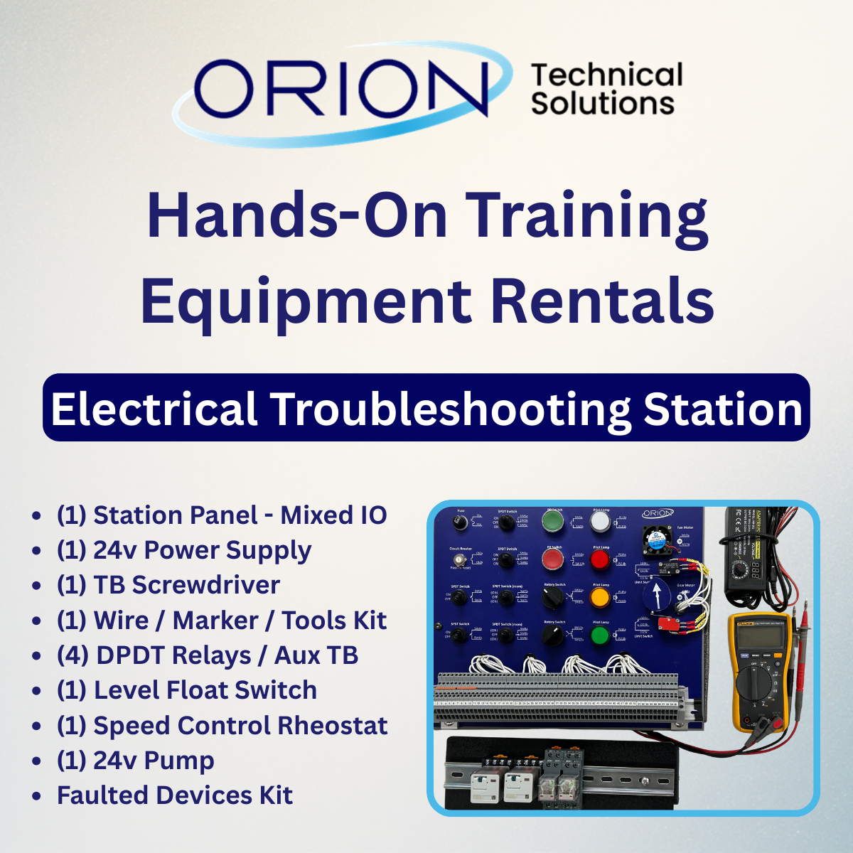 Electrical Troubleshooting Station (14-day minimum rental) | Orion Technical Solutions
