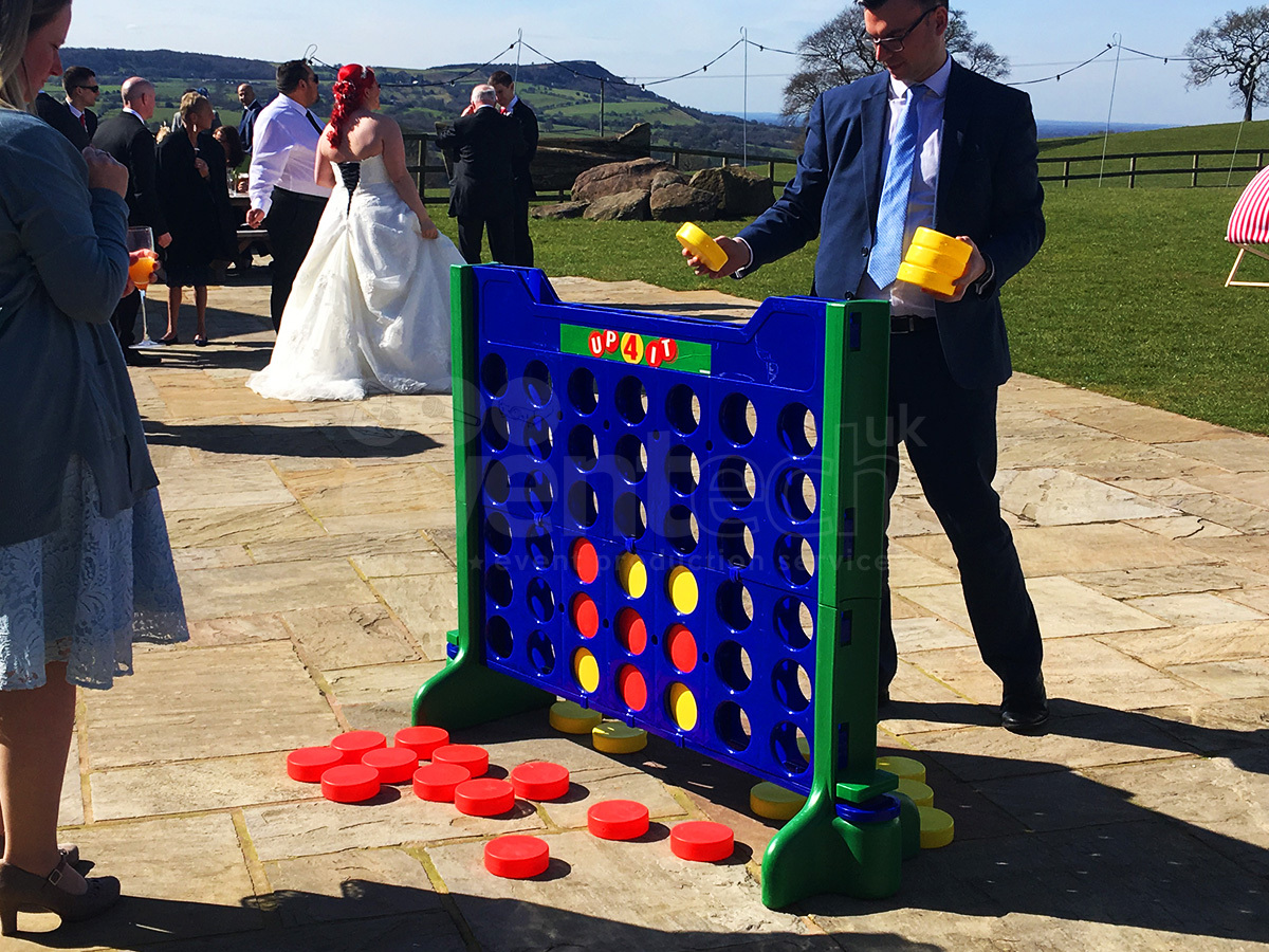 Giant Connect 4 Outdoor Game | Nava Party Rentals