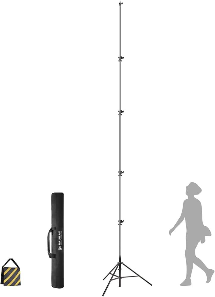 Steel Heavy Duty 4m PTZ Camera Stand | Henry Paulet Design