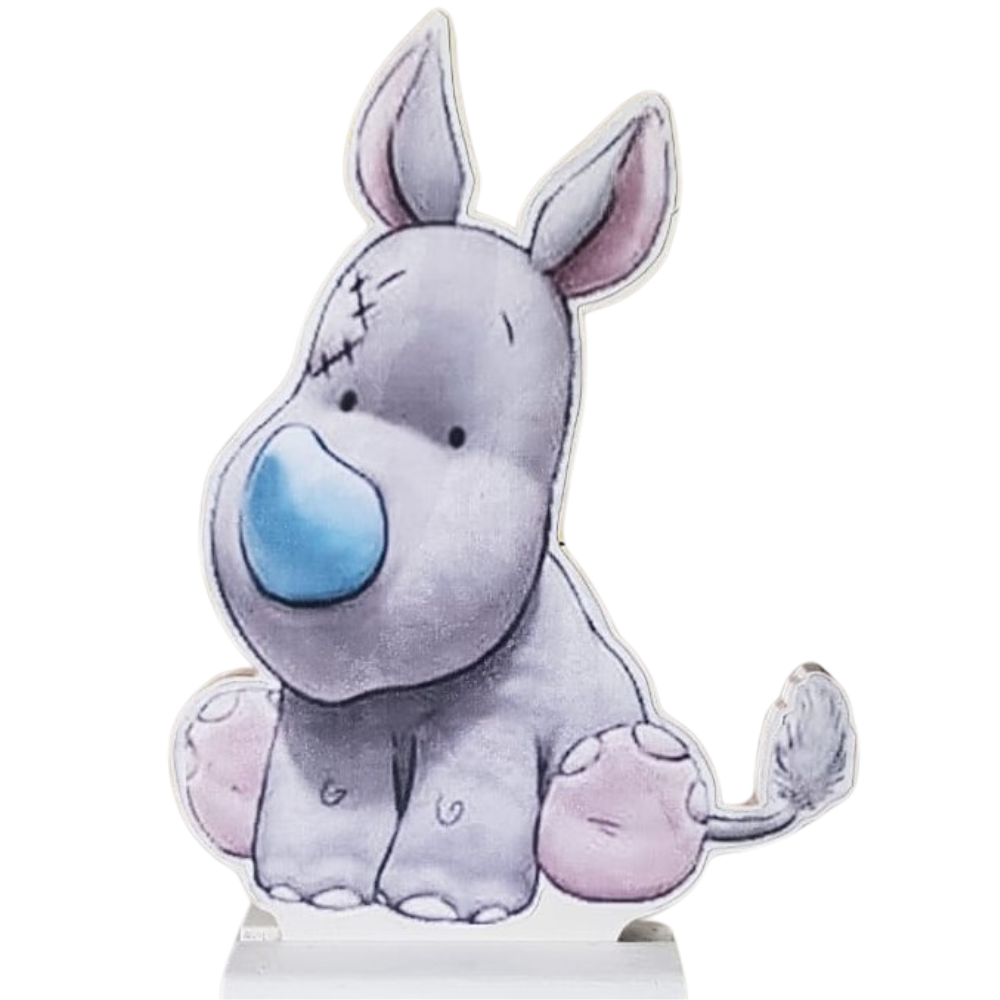 S959 Tatty Animals Rhino | Dazzling Props