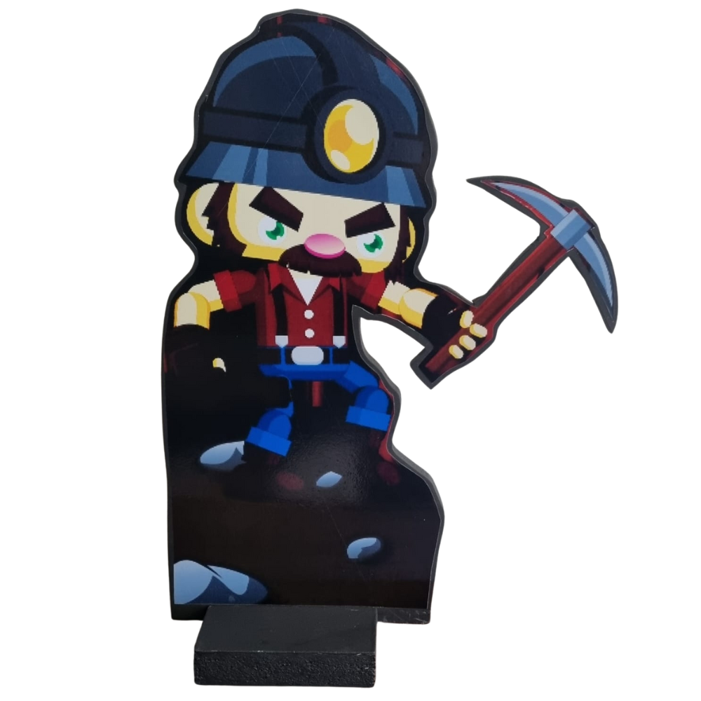 S1914.3 NEXT LEVEL - Miner Cut-out - 40cm High | Dazzling Props
