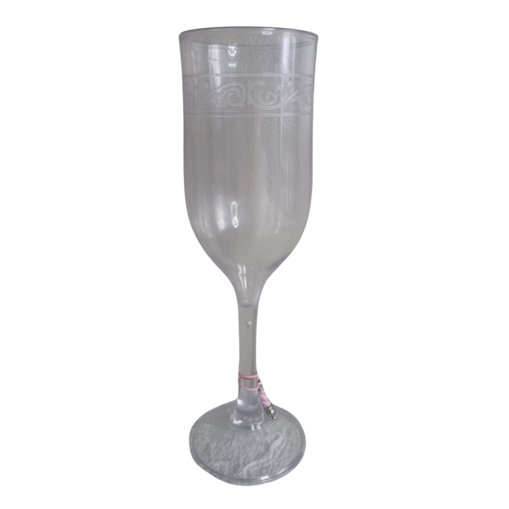 S1915 Plastic Champagne glass - 20cm High | Dazzling Props