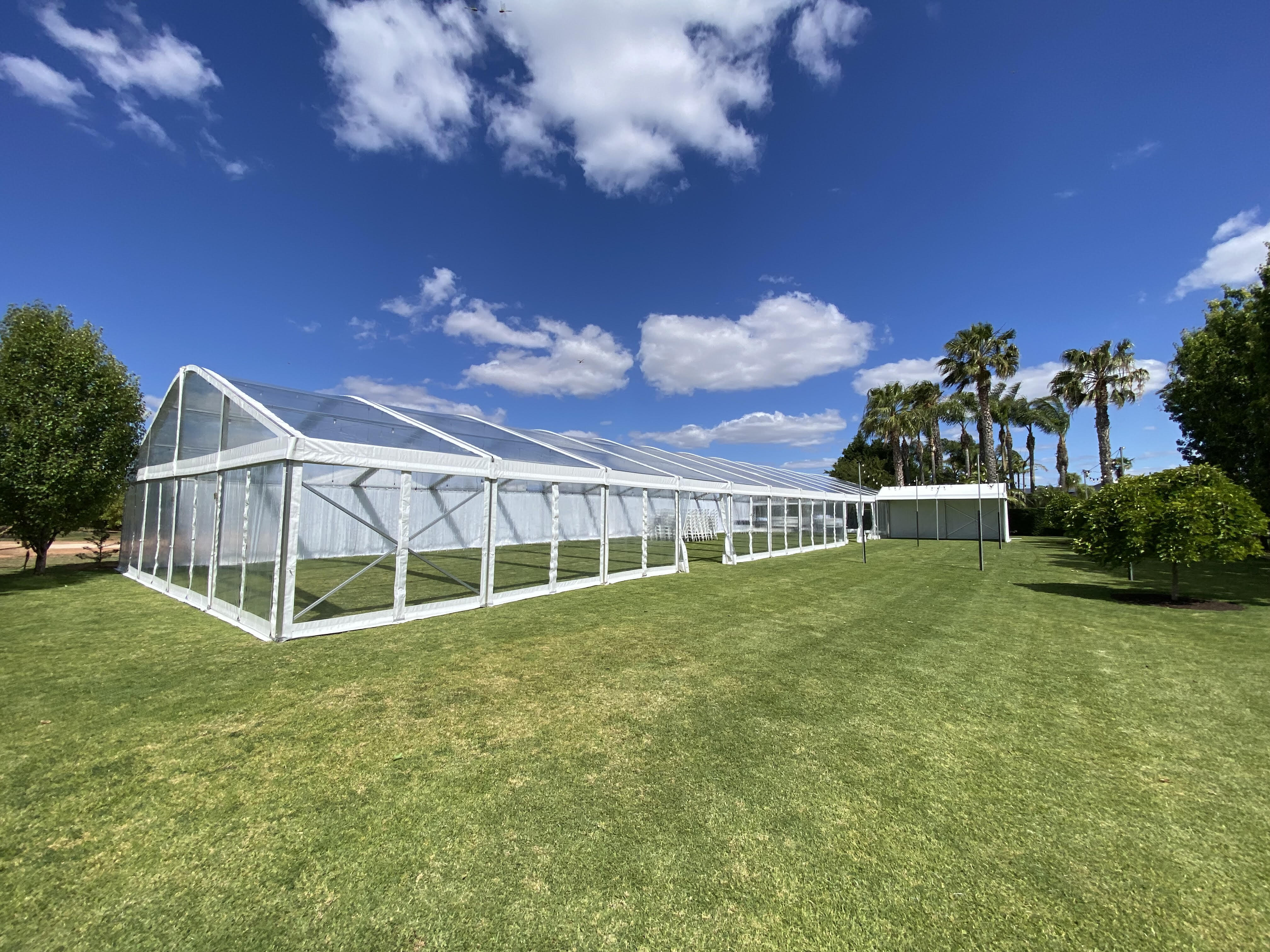 Clear Side Walls | Occasions Event Hire | Wedding | Marquee | Party