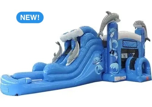 Dolphin Splash Zone | Bright Side Bounce Co. - Serving Woodstock & Canton