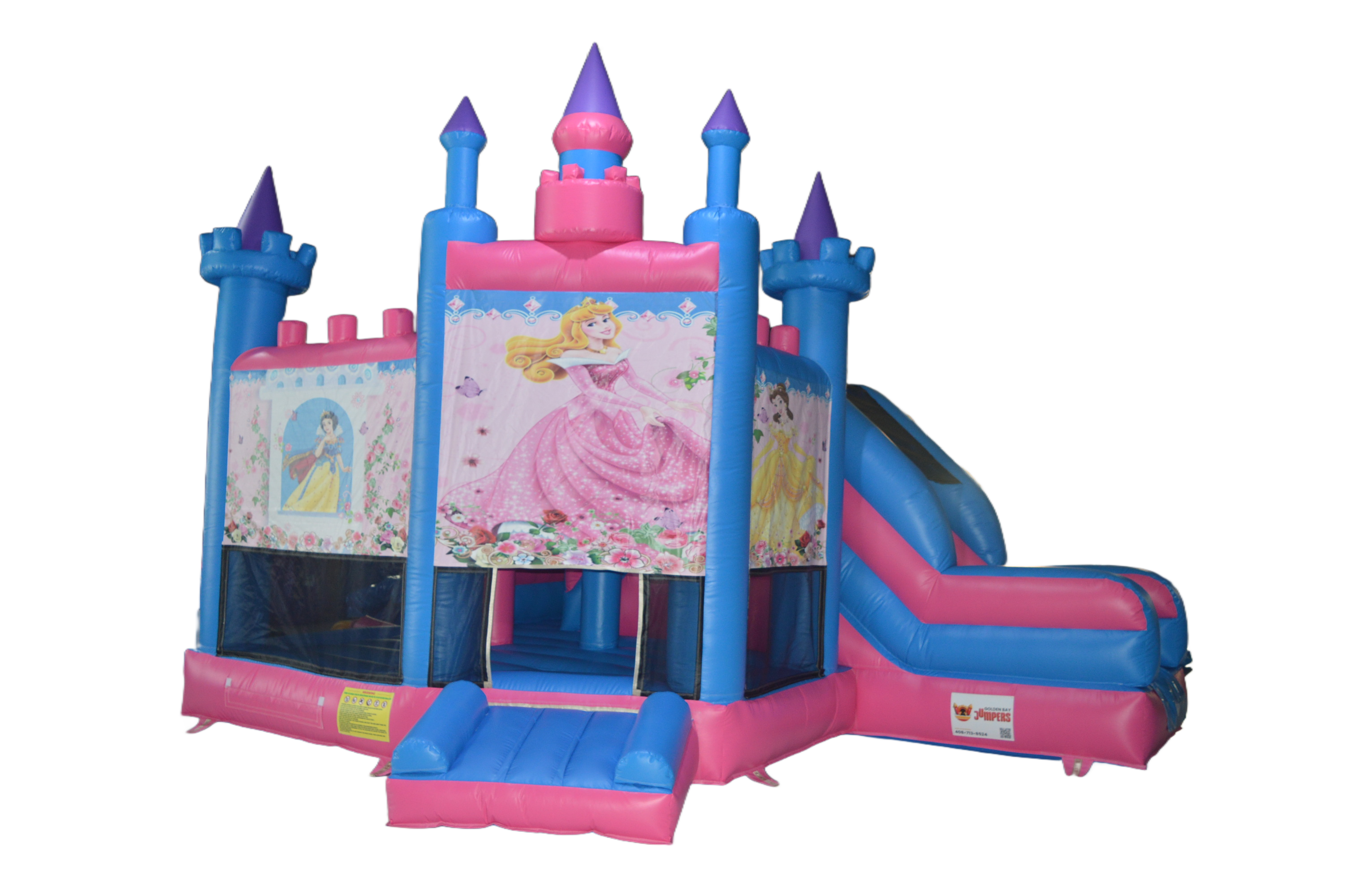 Disney Princess Castle Combo Jumper | Bay Area Rentals | Golden Bay Jumpers