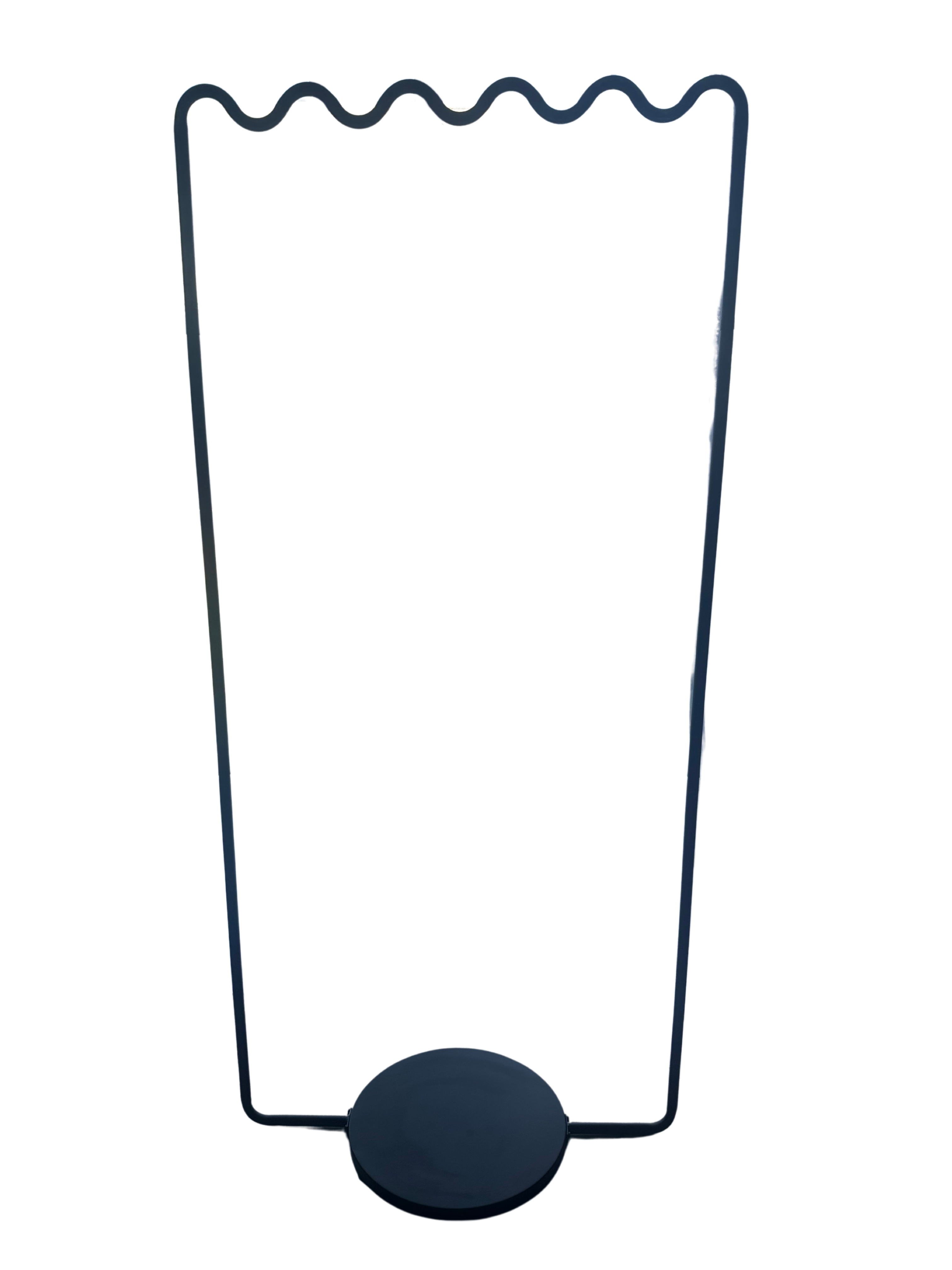 Wavy Signage Stand - Black | Bridge + Co Designs