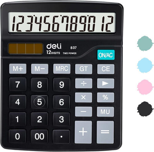 Deli Solar-Powered Desk Calculator (NYC) | D&B Rental Displays LLC