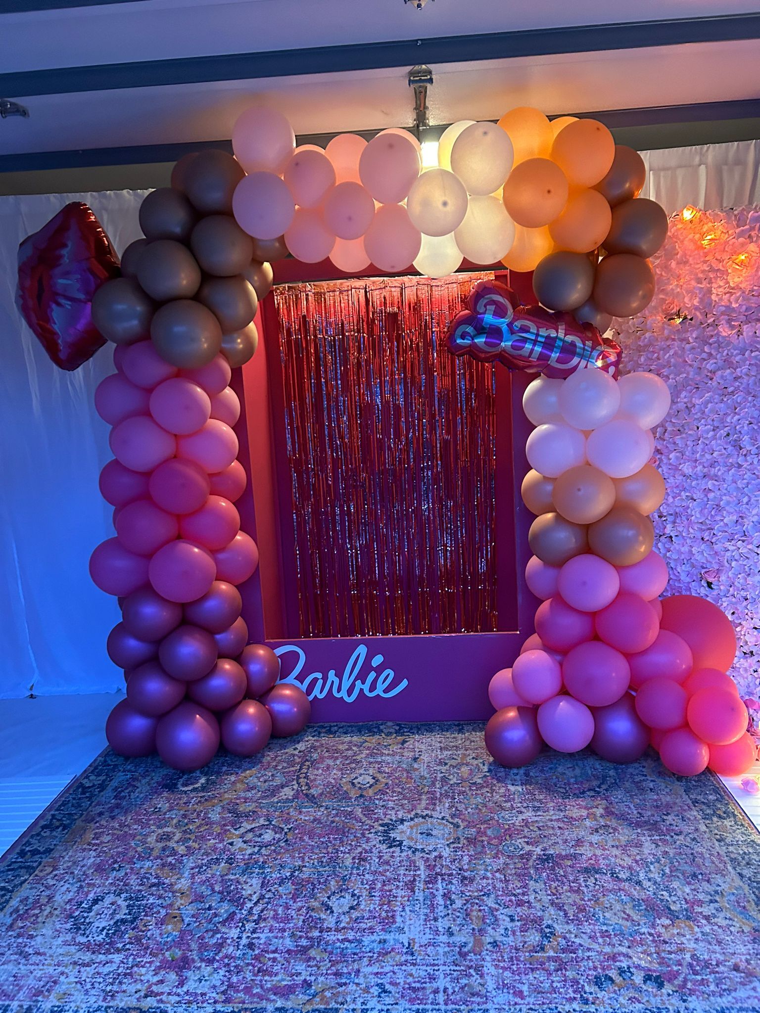 barbie box backdrop