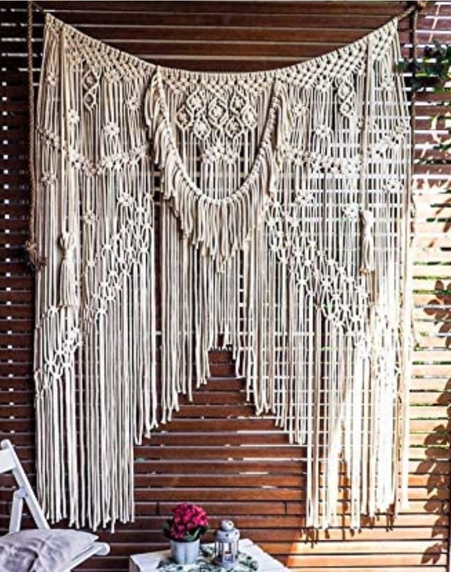 ARCH DECOR: BOHO ONLY large macrame {boho collection only ...