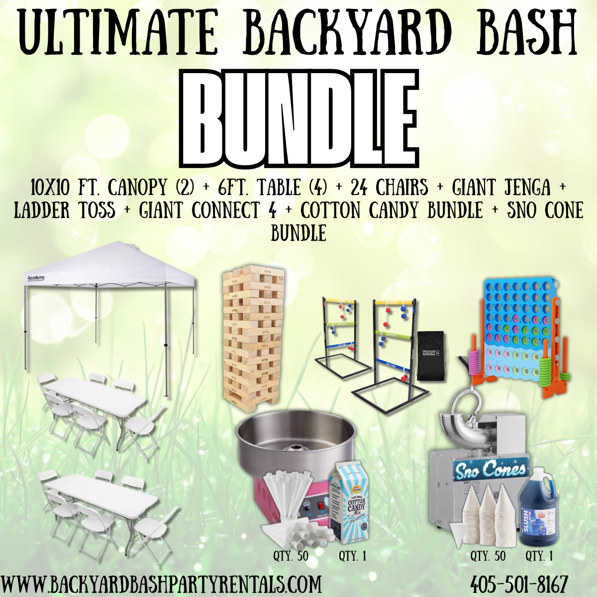 Ultimate Backyard Bash Bundle | Backyard Bash Party Rentals