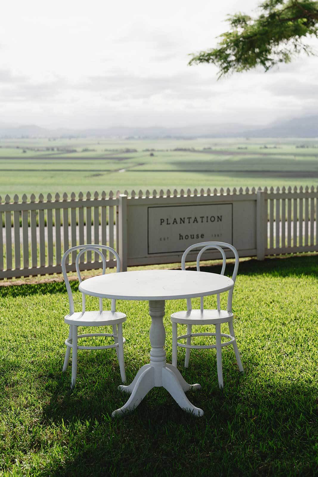 White Signing Set | Gold Coast Wedding & Event Furniture Hire