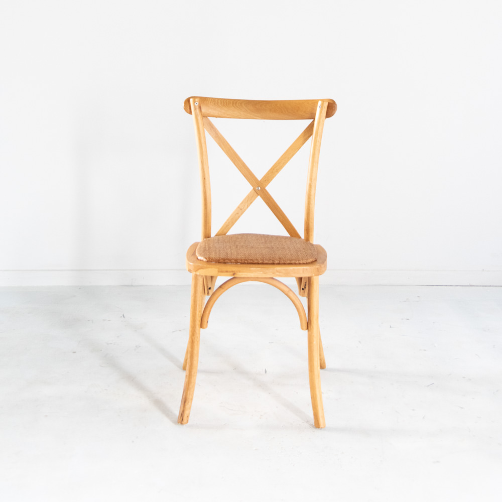 oak crossback chair for wedding hire | Gold Coast Wedding & Event ...