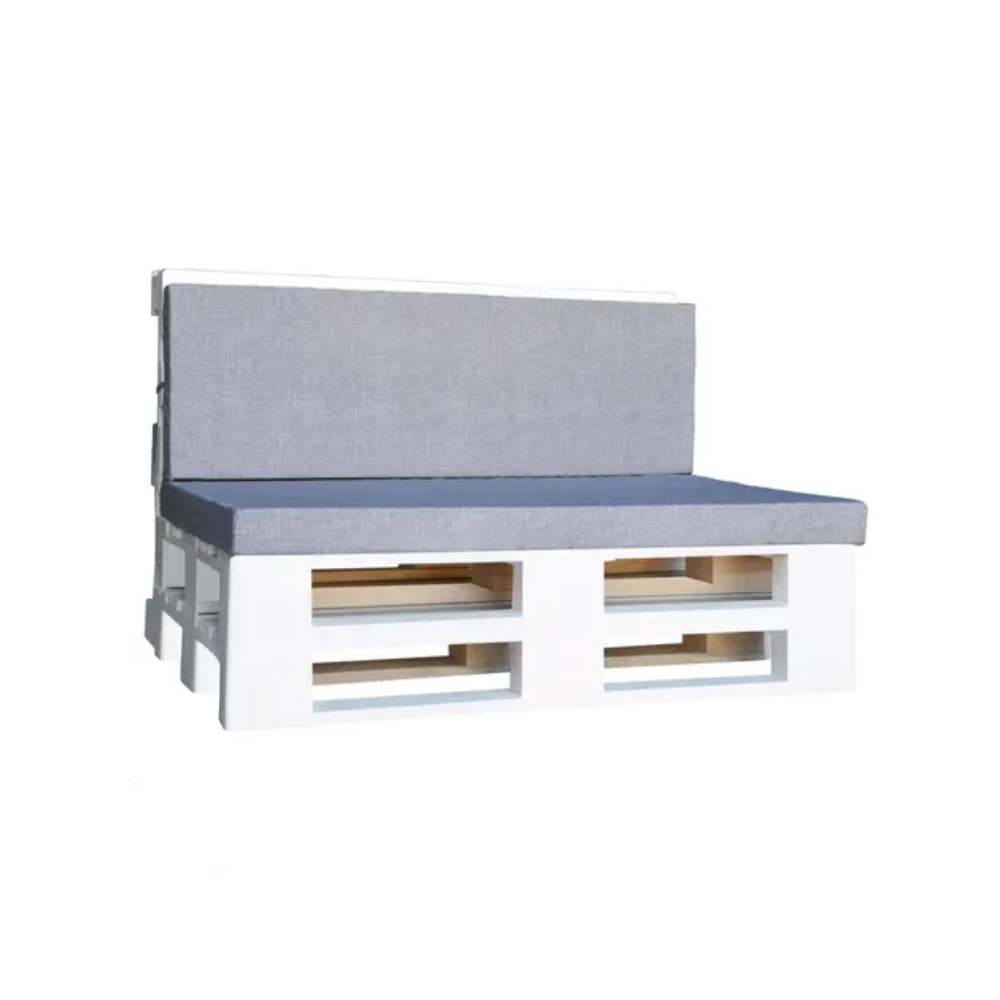 LES Pallet Sofa - Gray | Rent Furniture in Qatar - LES - The Rental Company