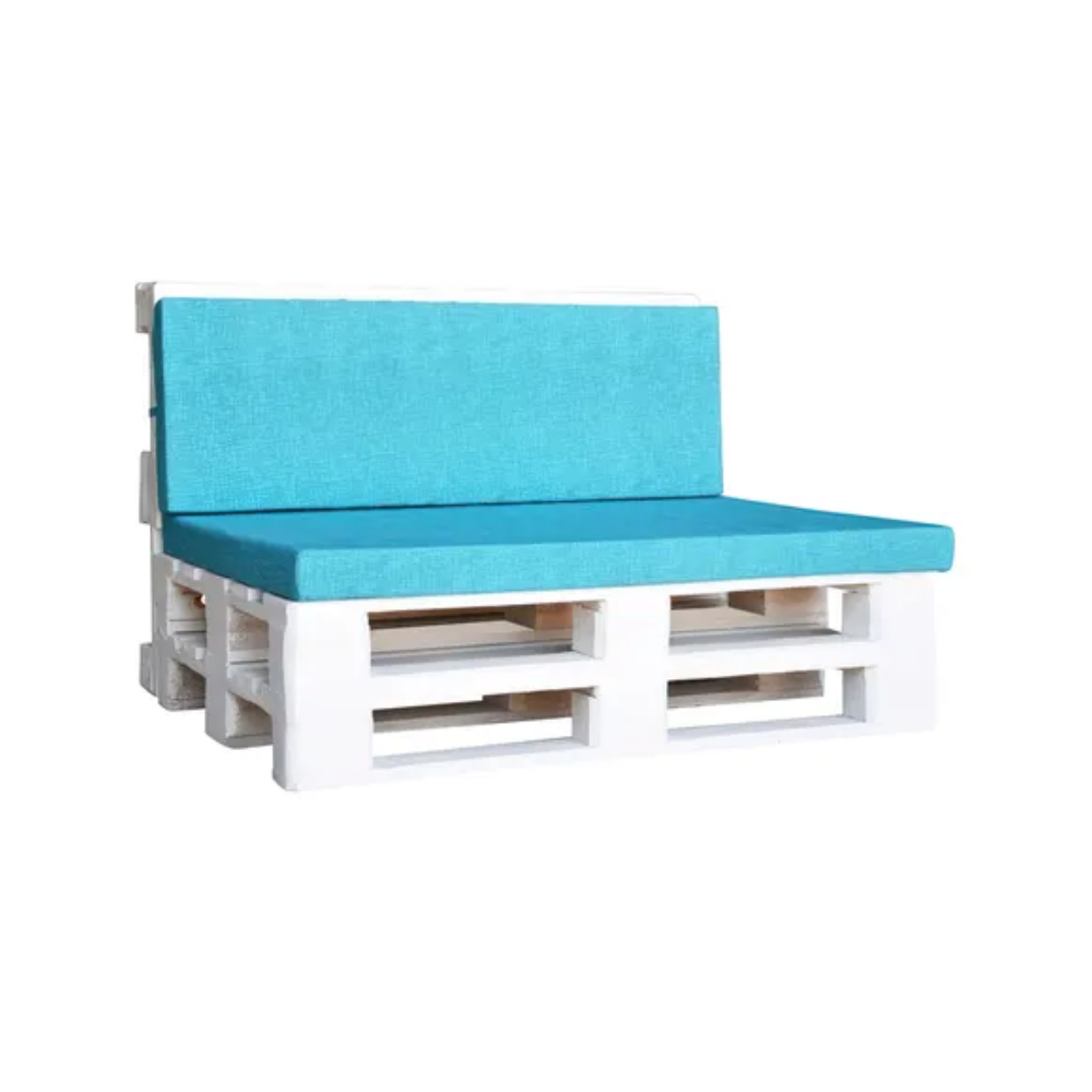 LES Pallet Sofa - Turquoise | Rent Furniture in Qatar - LES - The ...