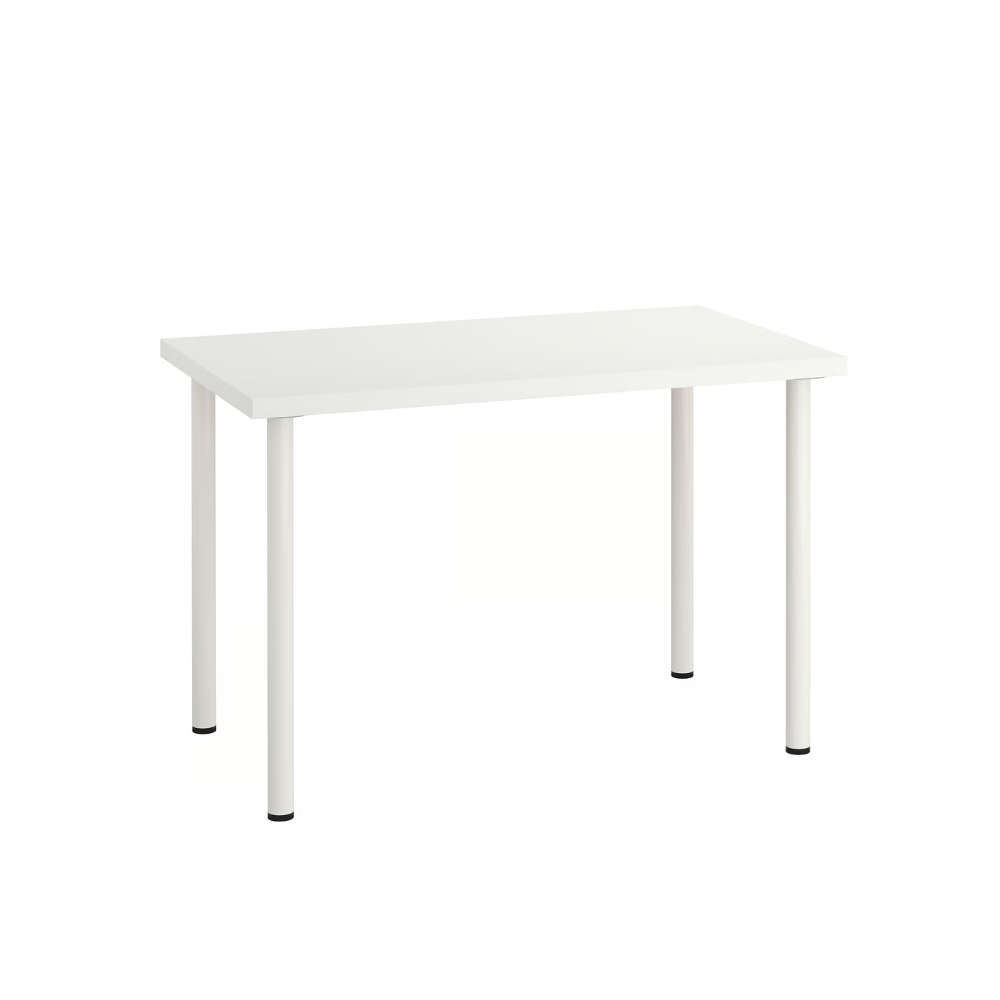 LES Office Table - White Legs - 60 x 100 cm | Rent Furniture in Qatar ...