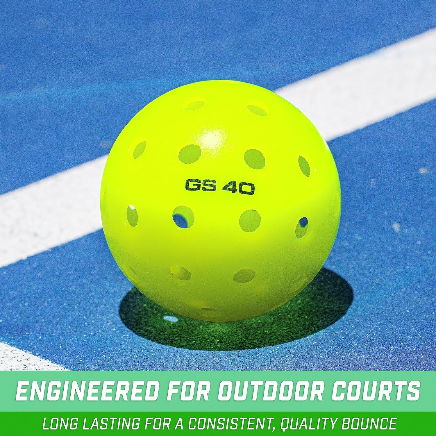 GS 40 Outdoor Pickleball balls | Pickleball Edge - Improve. Everyday.