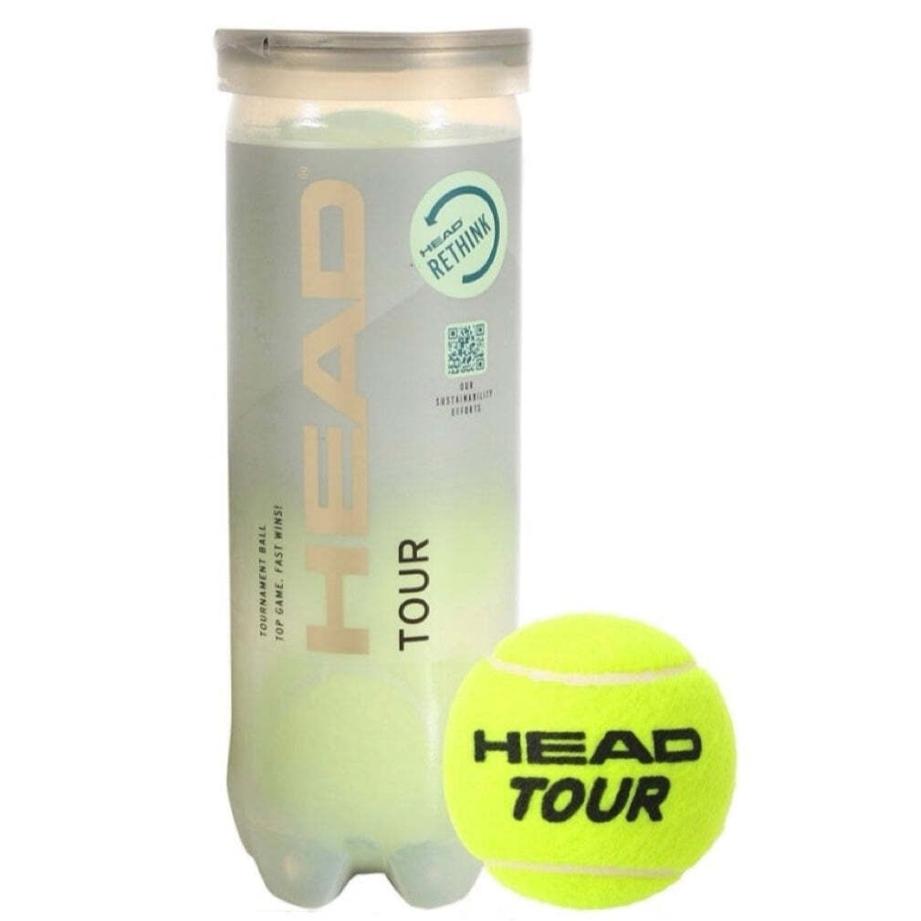 HEAD TOUR 3 Tennis Balls Single Can | Libati Rentals