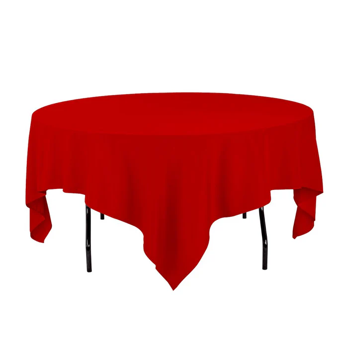 Standard Red 85x85 Table Linen (60 Inch Table) | Wedding & Event ...