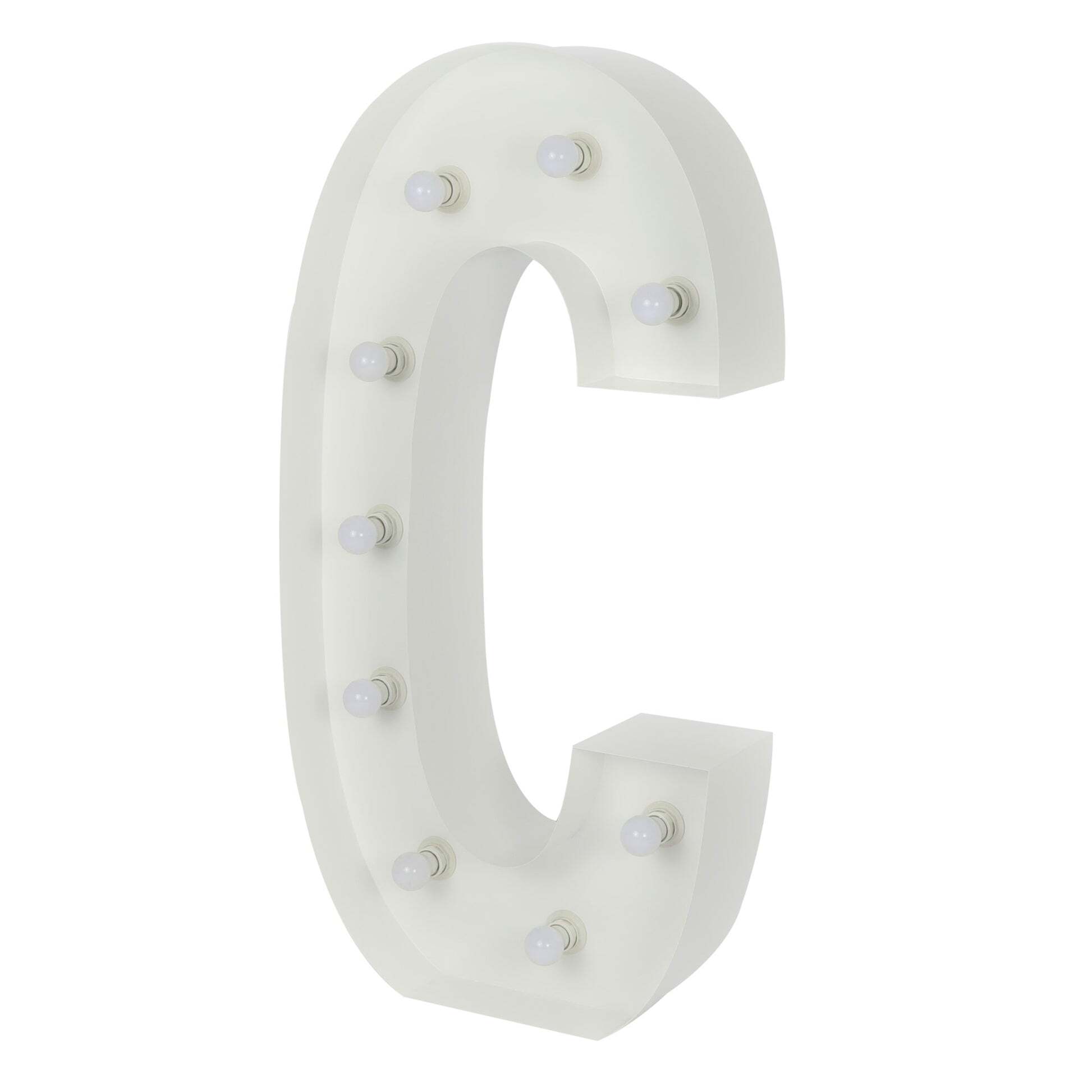 'C' Marquee Letter | Wedding & Event Rentals | Valley Decors – Fresno ...