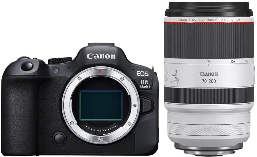 Canon EOS R6 Mark II with RF 70-200mm f/2.8L IS USM Lens | B&C Camera