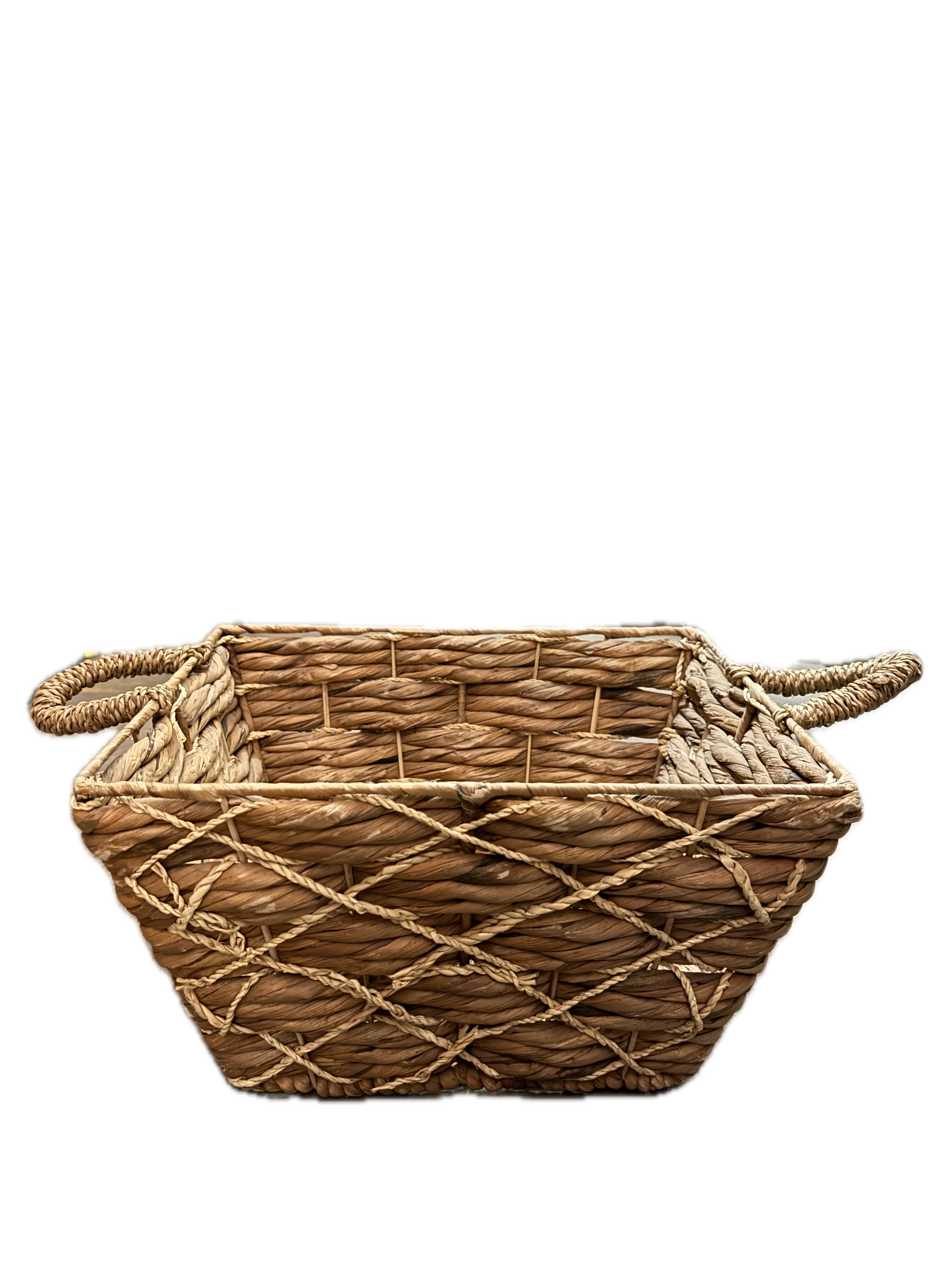 Woven Rectangular Storage Basket | Bazar by Sktch Events