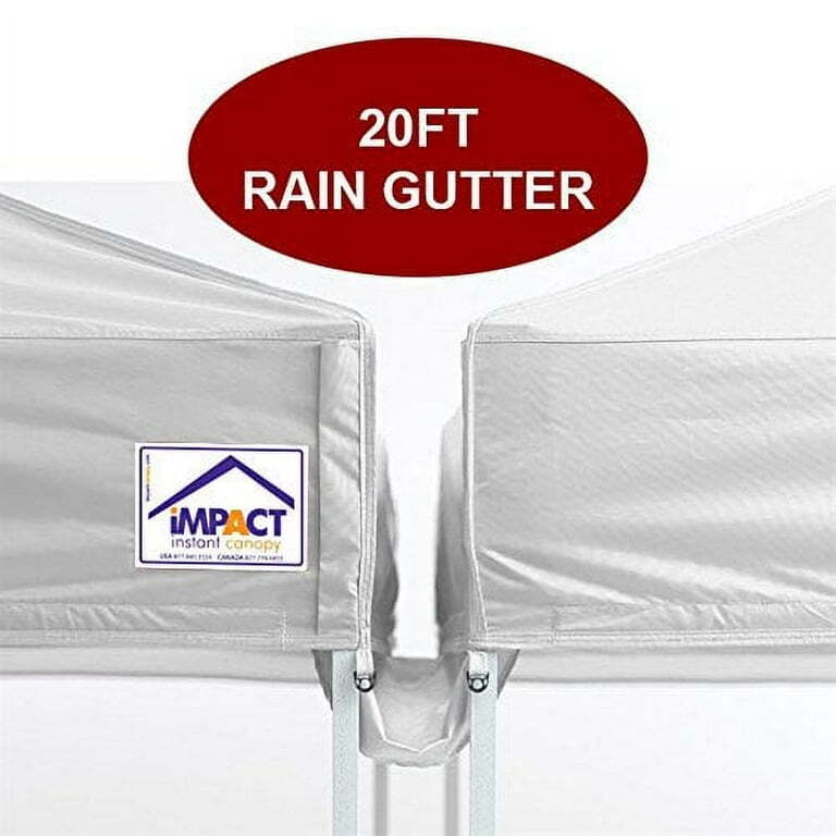 20 Foot Rain Gutter for Pop Up Tent | Backyard Events Rental