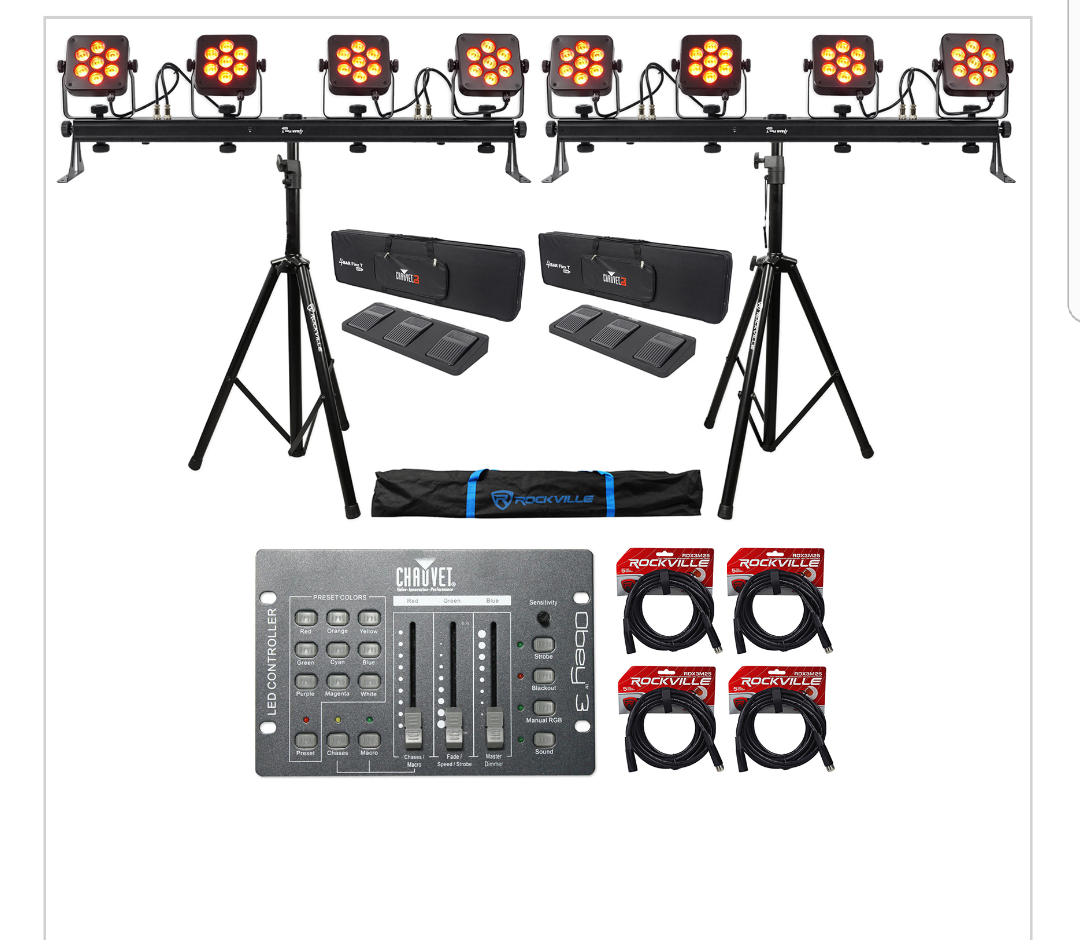 Stage Lighting | Party Masters, circus aerial school & party rentals