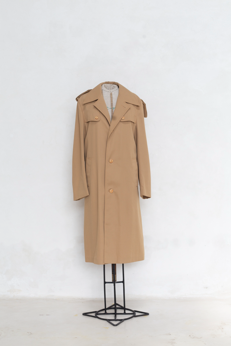 Tan trench coat | Bali Arts District