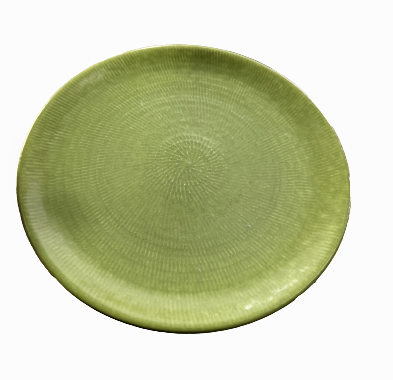 Green Ceramic Textured Salad Plate | Prop Haulin