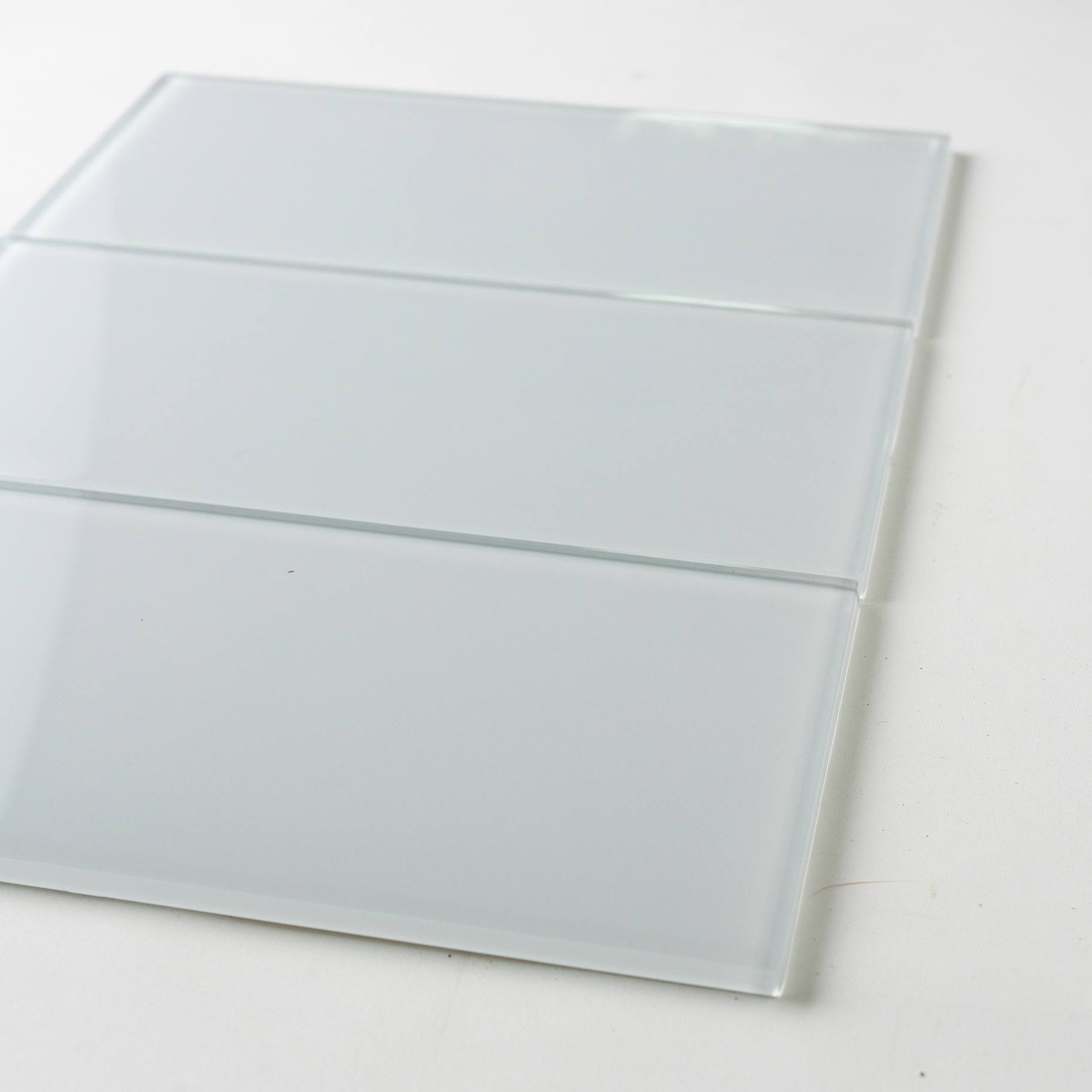 Surface White Glass Tiles - 4' x 12' | Prop Haulin