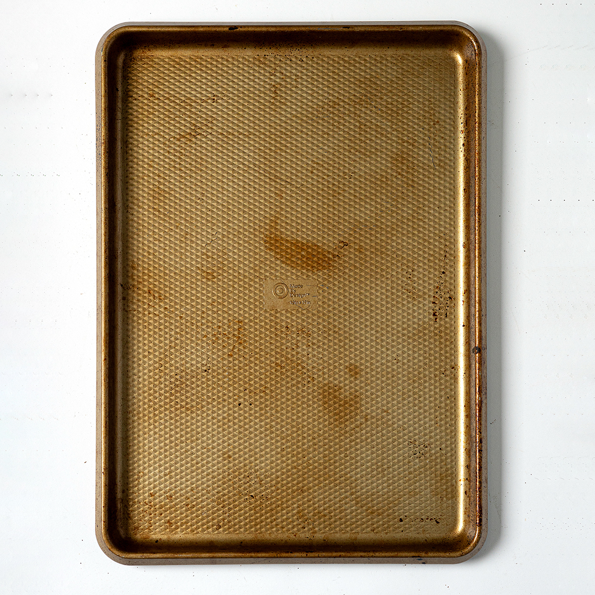 Copper Colored Cookie Sheet with Diamond texture | Prop Haulin