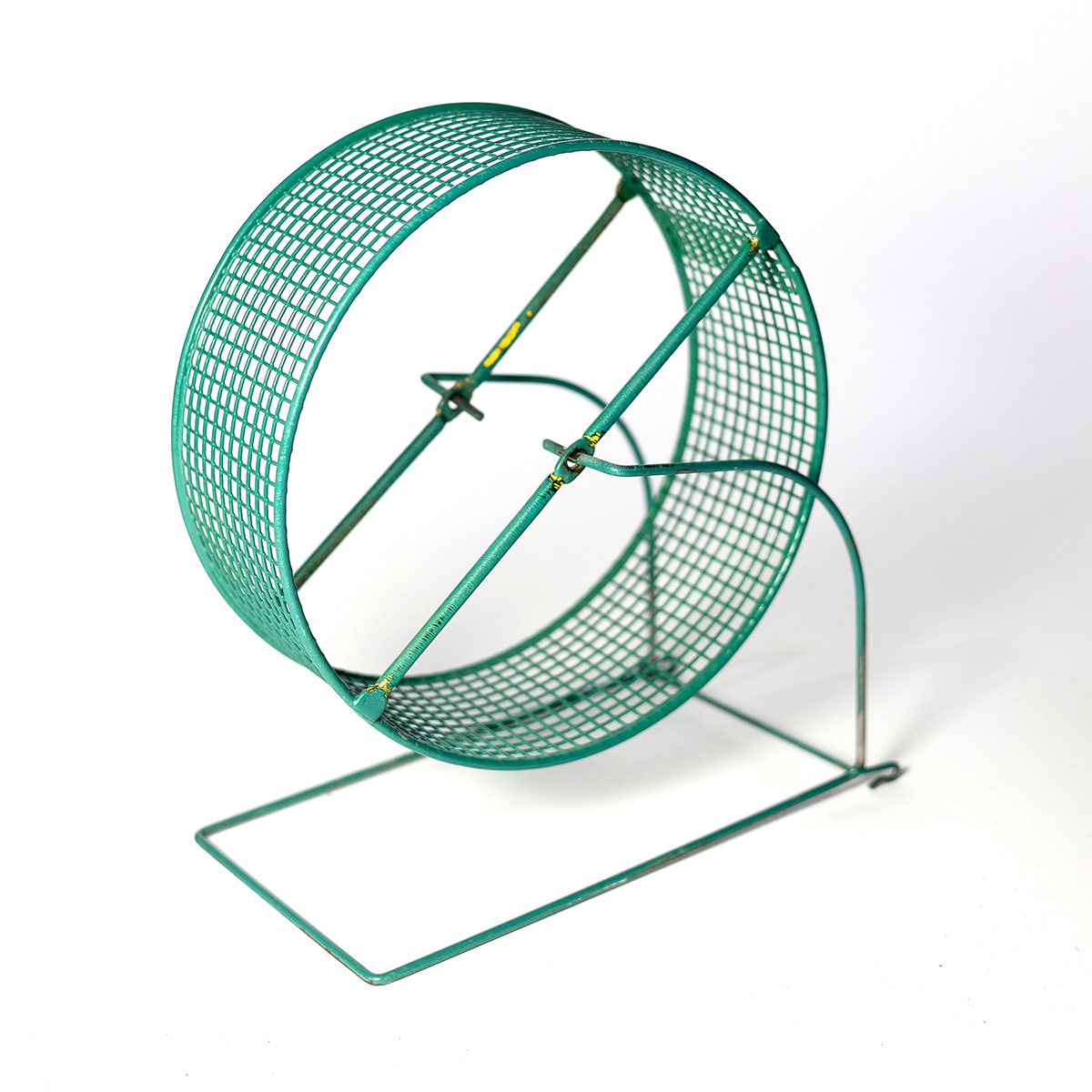 Teal Hamster Wheel Pets and AnimalsVintage - 9.75' x 8.5' | Prop Haulin