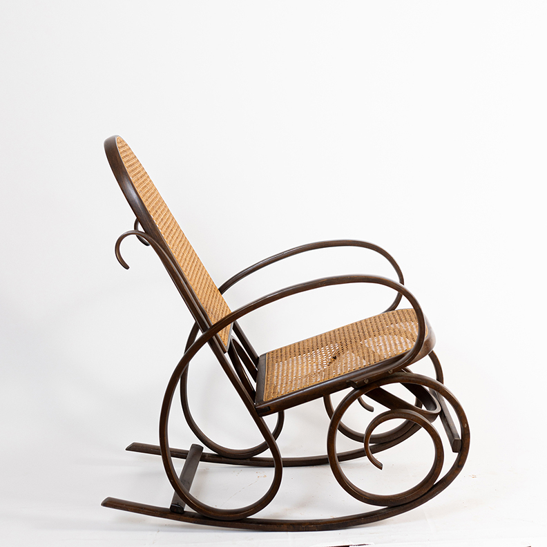 80s Ratan Rocking Chair | Prop Haulin