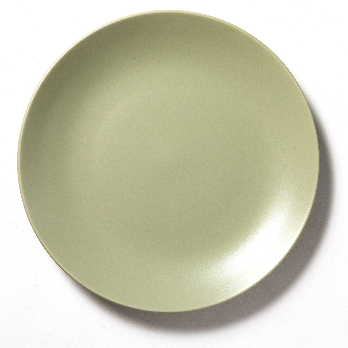 Pale Matte Olive Green Salad Plates | Prop Haulin