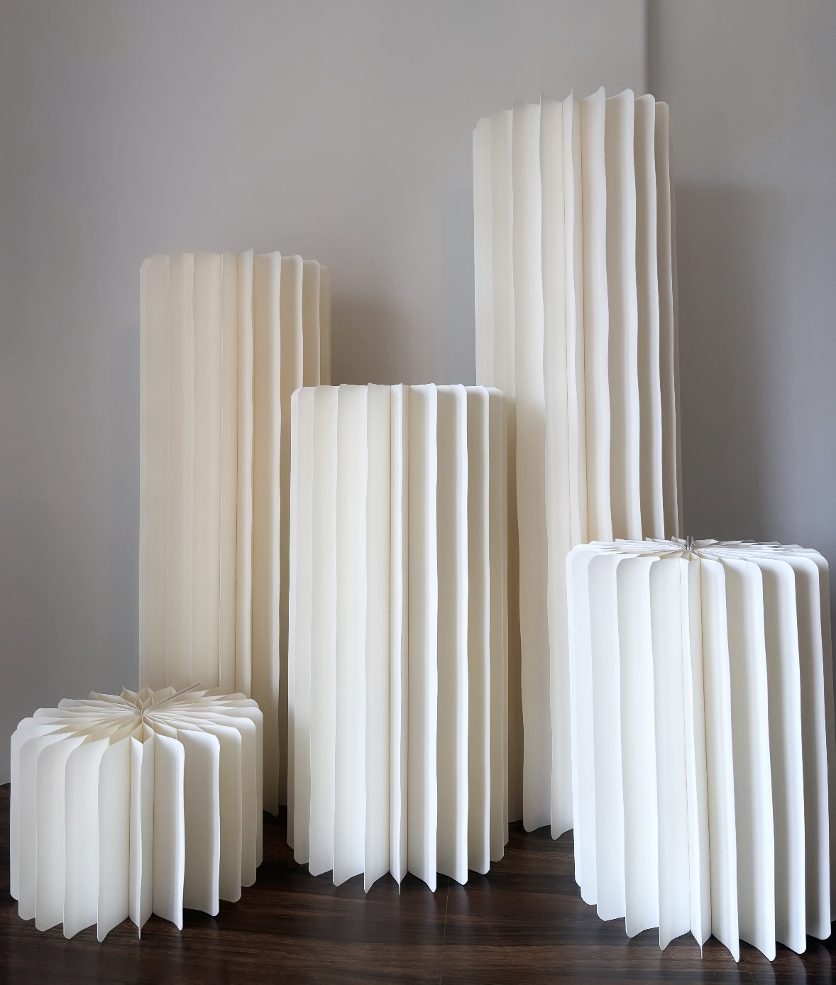 Collapsible Fan Pillars for Rent Vancouver Island Rentals BLUE. Party ...