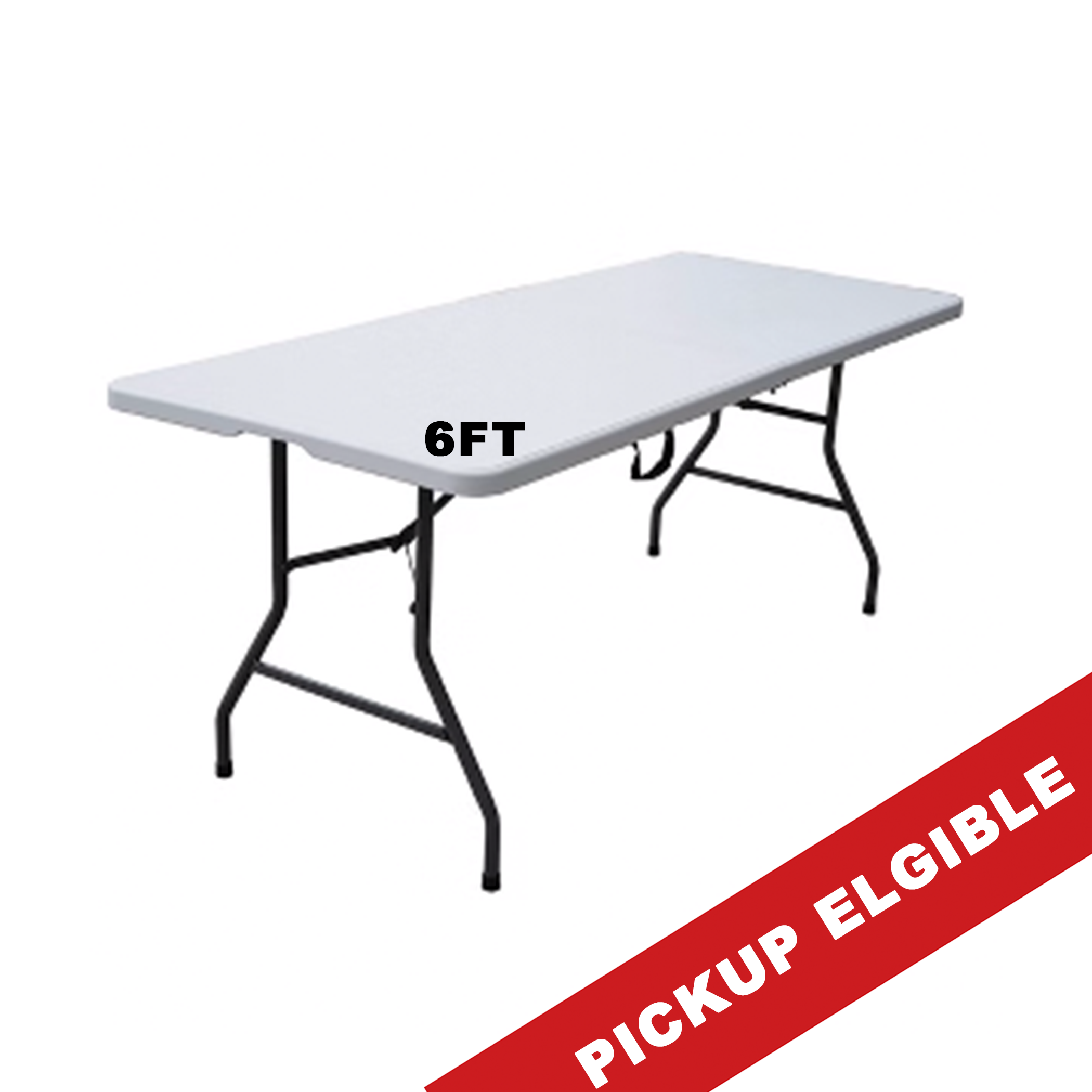 6ft Rectangle Table. | Gonzales Party Rentals