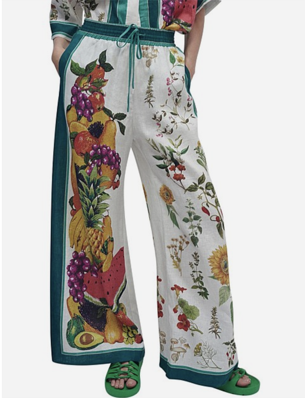 Alémais Frutta Scarf Border Pant | Conscious Curations