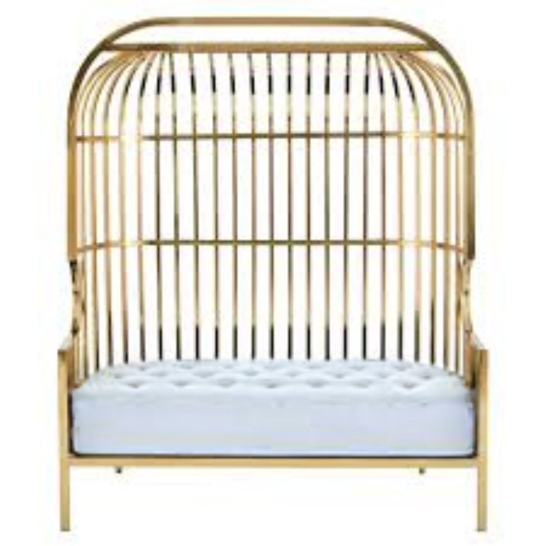 Double Seater Cage Chair | Event Hub Jamaica
