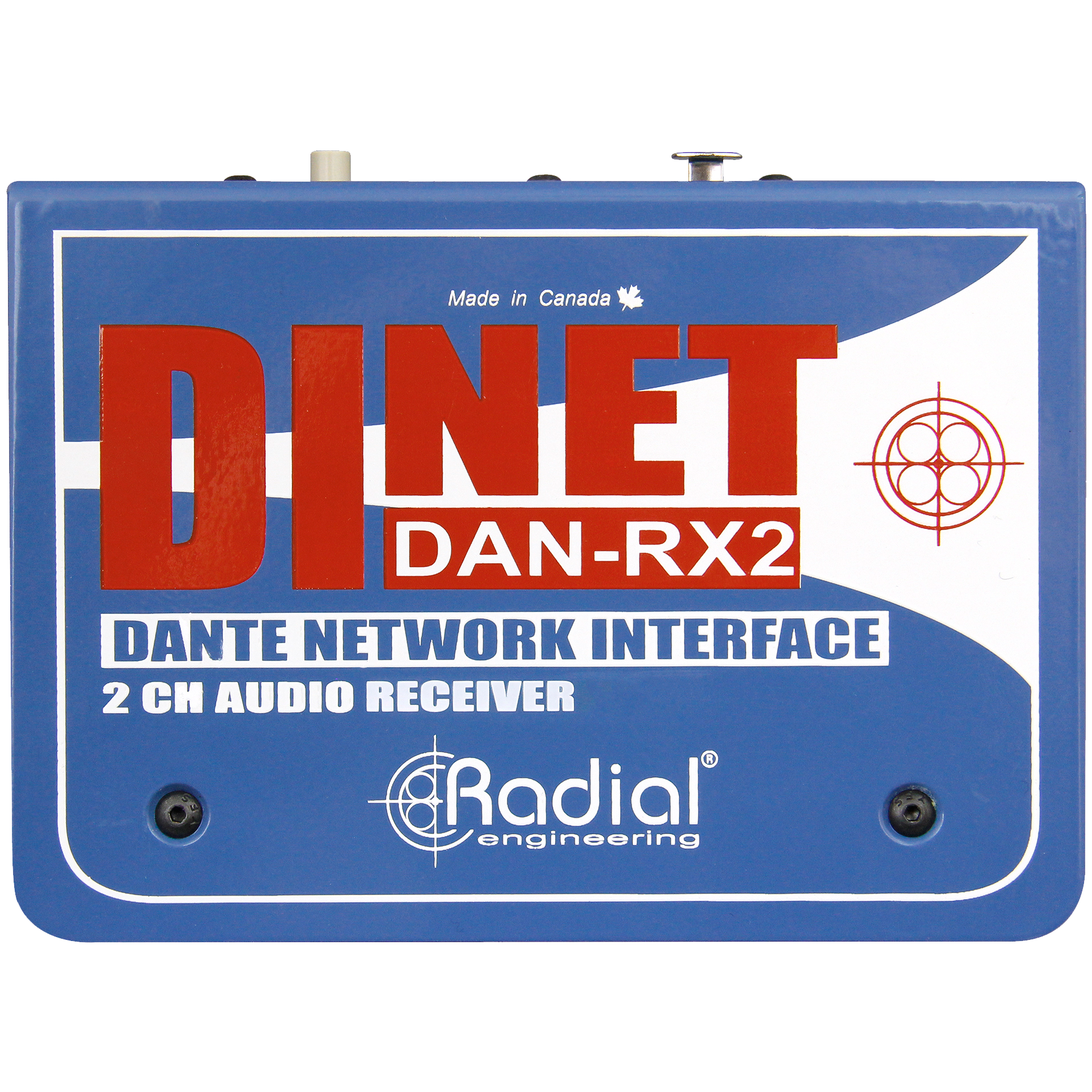 Radial DINet RX2 Dante Receiver | FP Rentals | Pro rentals in audio ...