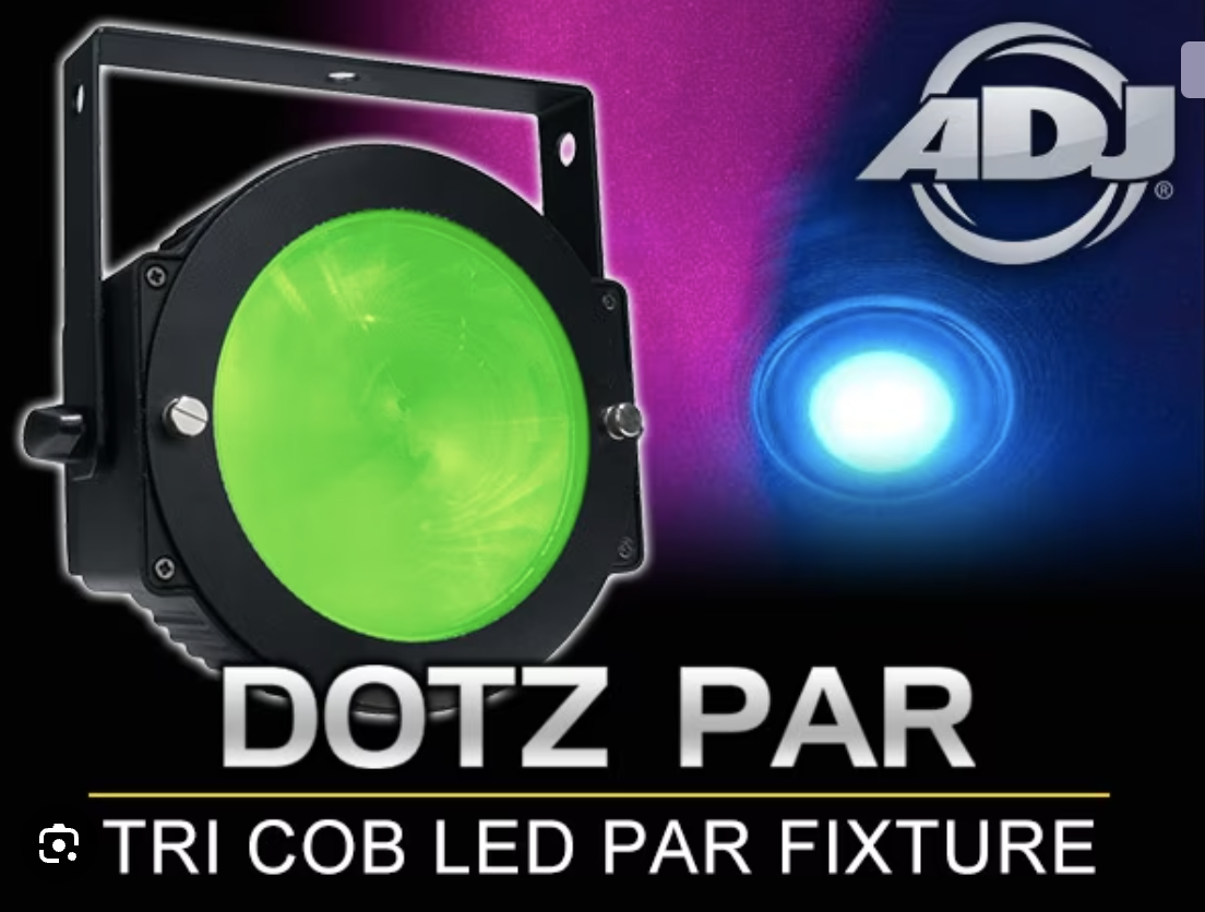 ADJ DOTZ PAR RGB LED WASH LIGHT | Famous Stages Houston | Rentals & Sales