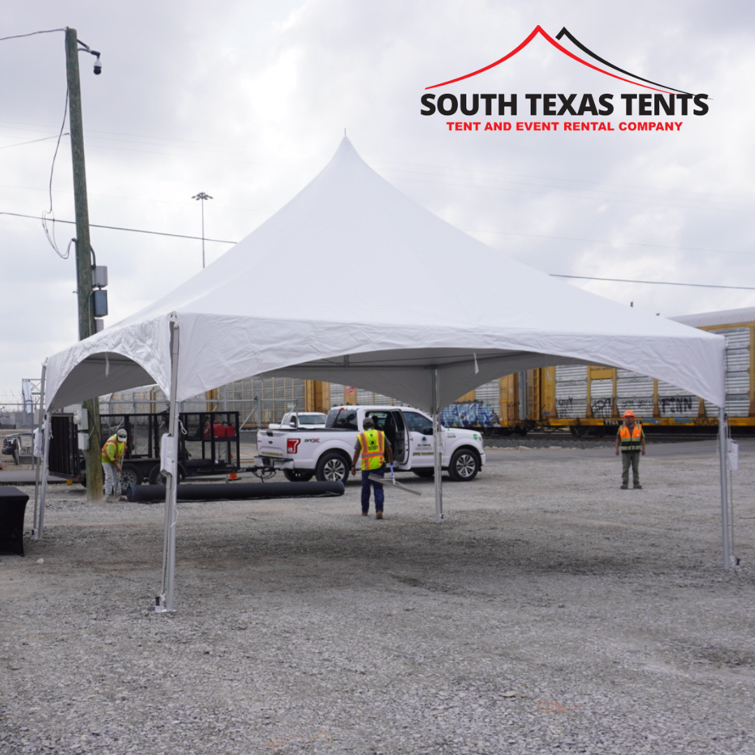 20 x 20 Marquee Staked Package with walls | South Texas Tents LLC.