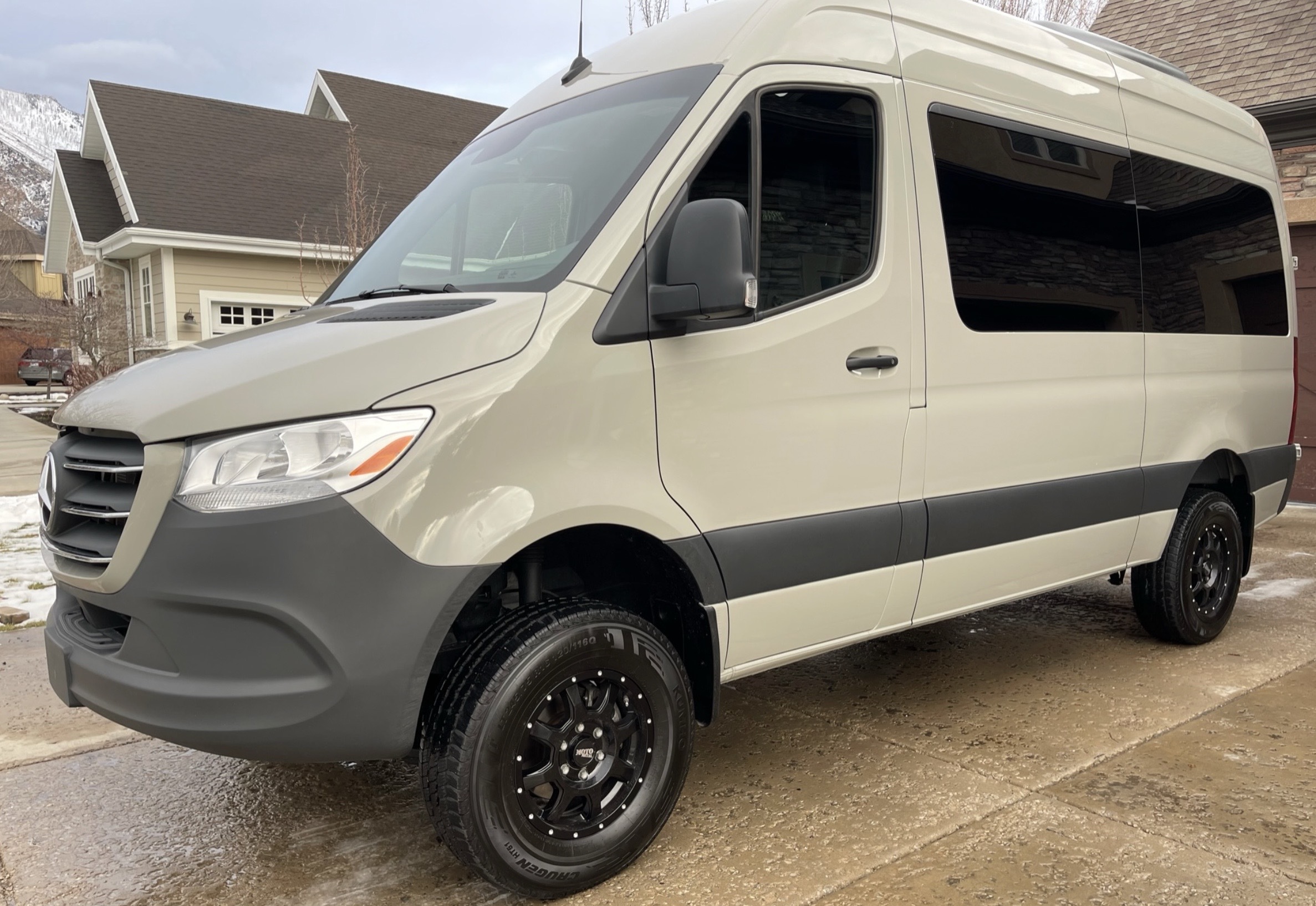 2021 Tan 4WD Sprinter Van | Utah Sprinter Rentals