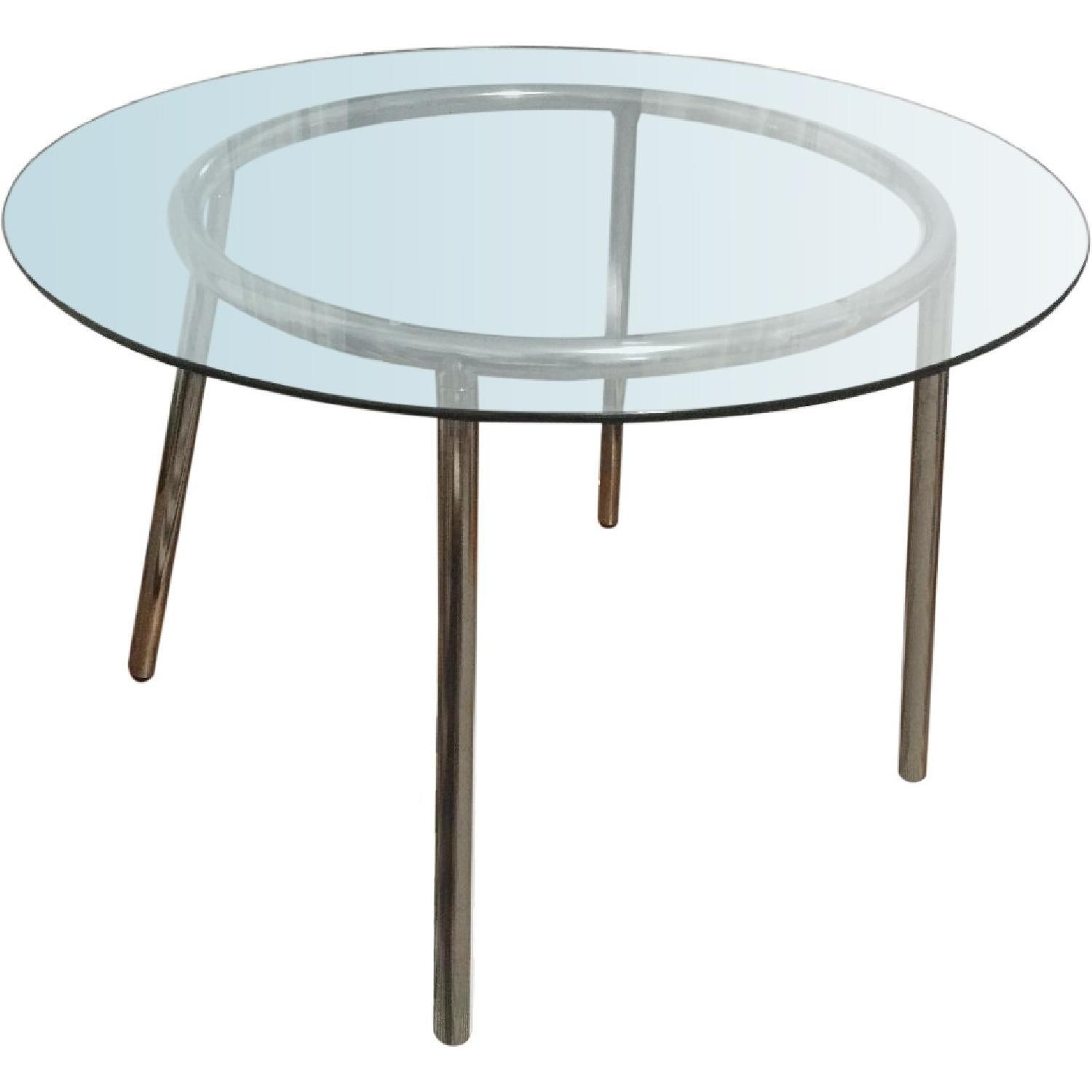 Glass Top 3' Round Table | Firefly Event Rentals Table and Chairs