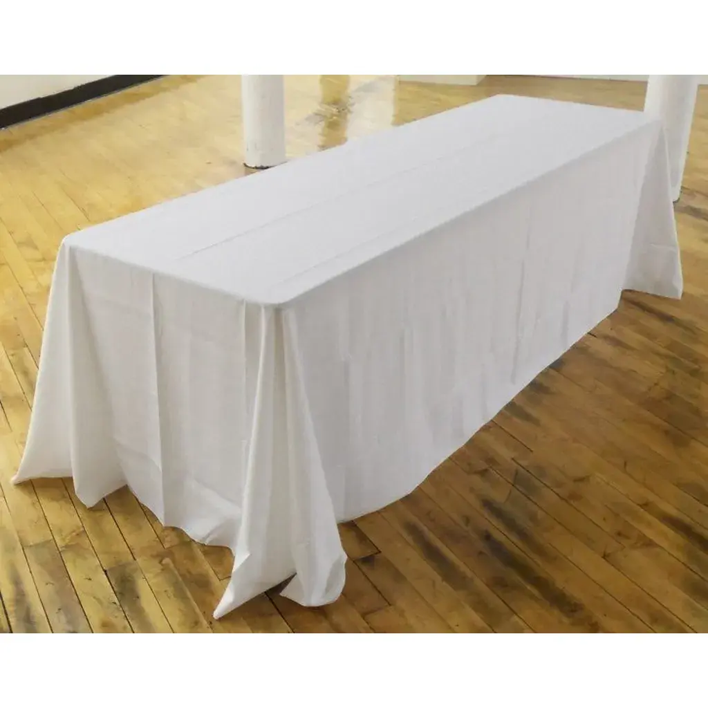White Rectangular Table Linen | Marry Me Rentals - Love in Every Detail ...